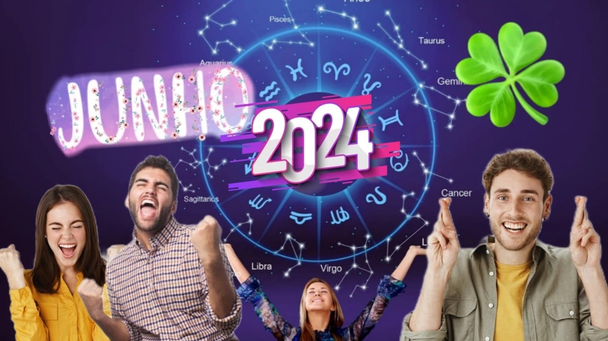 Horóscopo: 4 signos cheios de sorte neste mês de Junho/2024